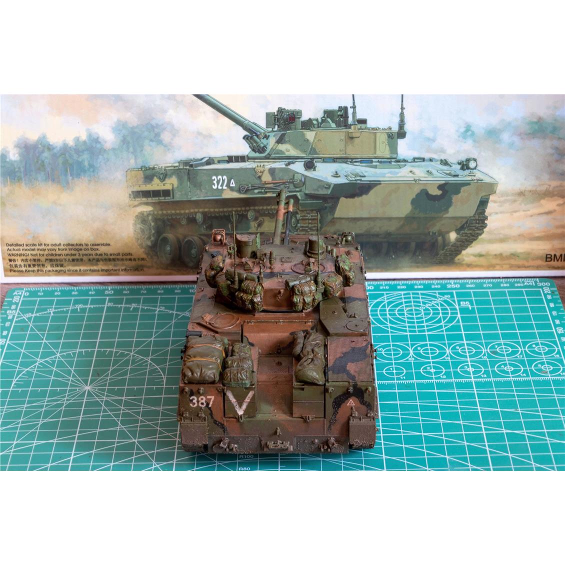 1/35 Rus BMD-4M Paletli Piyade Savaş Aracı Maketi - Trumpeter 09582 ...