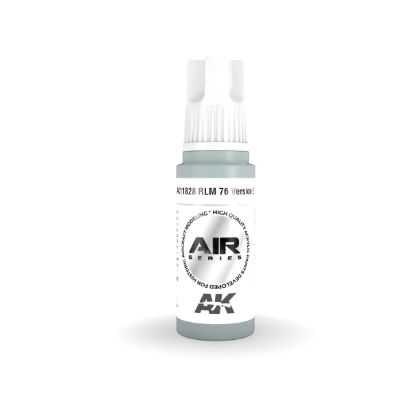 AK Interactive 11828, 17 ml. 3GEN RLM 76 Version 2 Aircraft maket boyası - Hobis
